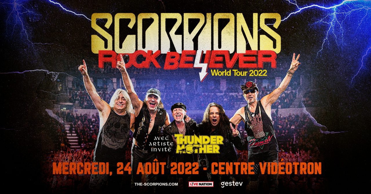 Scorpions//Thundermother @ Centre Vidéotron - 24 août 2022 - Ondes Chocs
