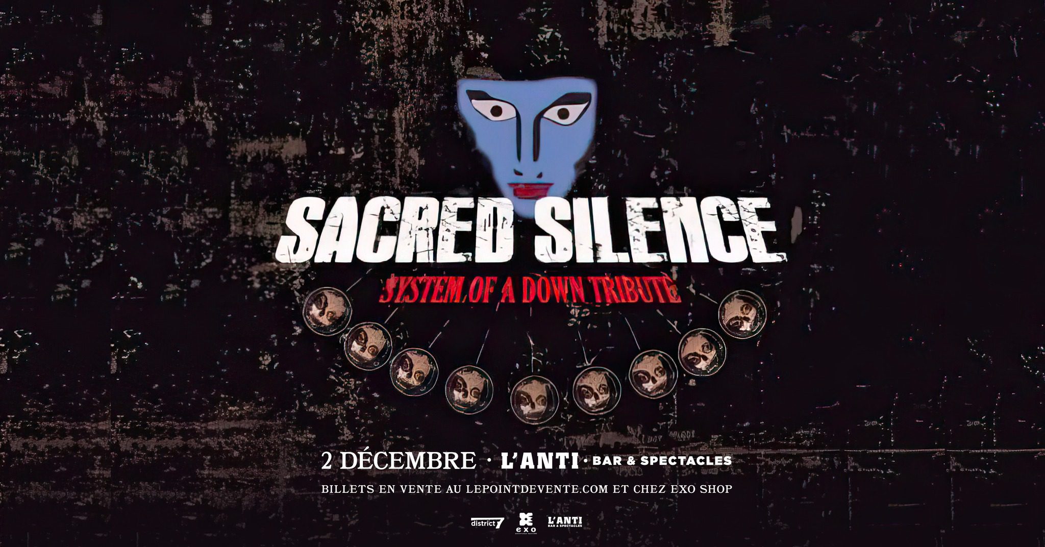 Sacred Silence - Hommage à System Of A Down @ L'Anti Bar & Spectacles ...